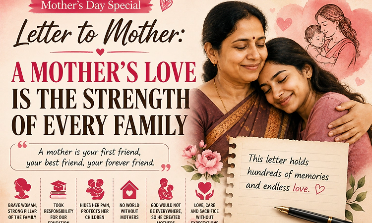 Mother’s Day Special “Letter to Mother”:Mother’s love is strength that ...