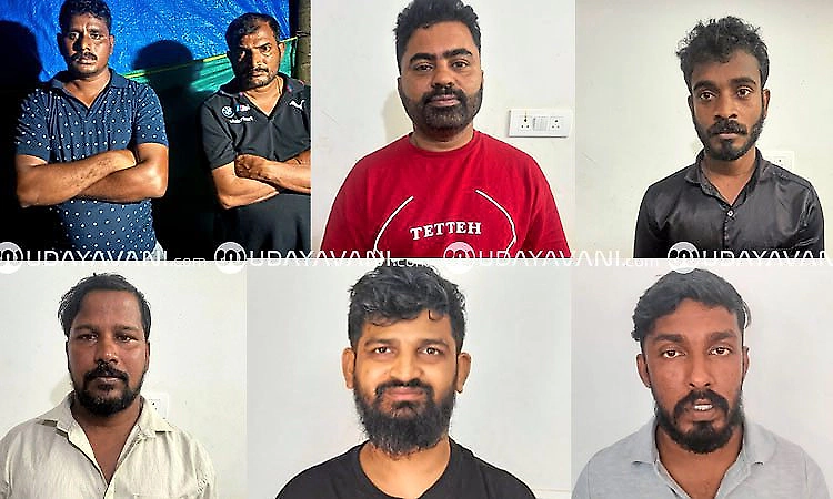 Seven arrested in gambling den raid near Hebri; cash, vehicles seized ...